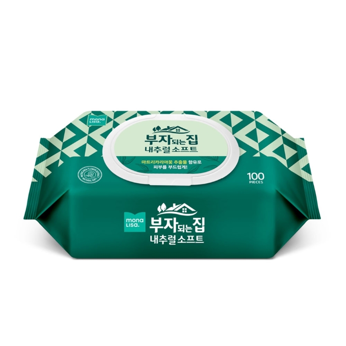 모나리자 부자되는집 물티슈 캡형 100매 24개 티몬