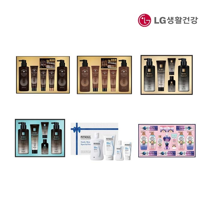 엘지생활건강 추석선물세트 닥터그루트 피지오겔 리엔 히말라야핑크솔트 14종 선물용 쇼핑백 증정 티몬
