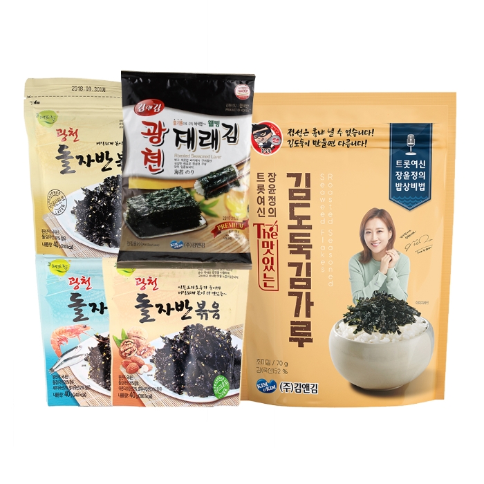 광천 김앤김 돌자반40g X10봉 외 김모음 돌자반 자반김 광천김 김자반 재래김 티몬
